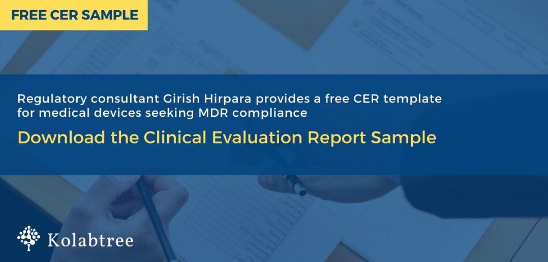 Medical Device Clinical Evaluation Report Sample (Free)